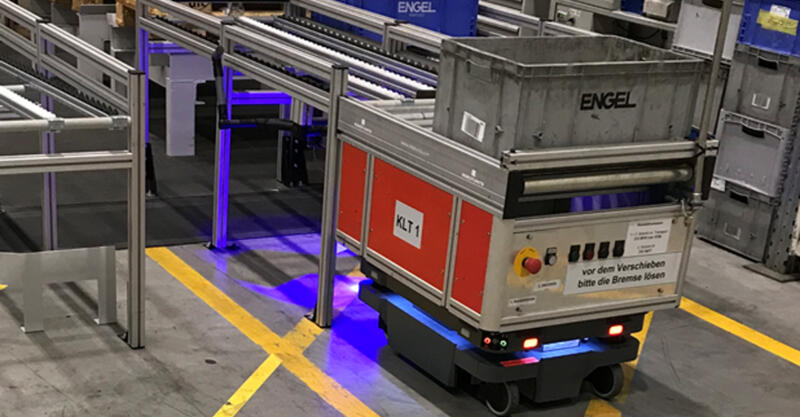 Autonome mobile Roboter zur Optimierung der logistischen Abläufe - StEP-Up